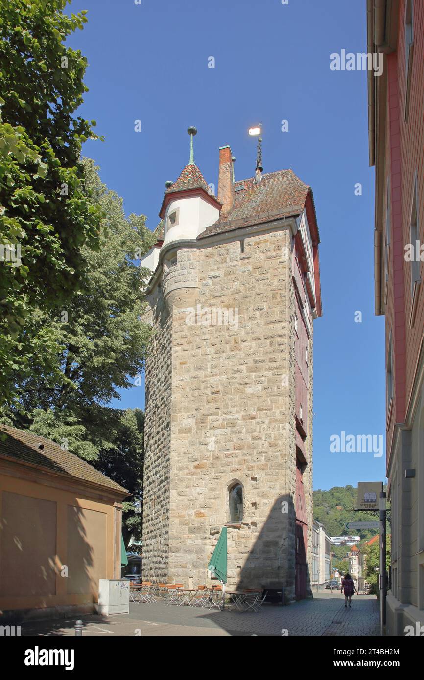 Five-knob defence tower built 15th century, historical fortified tower ...