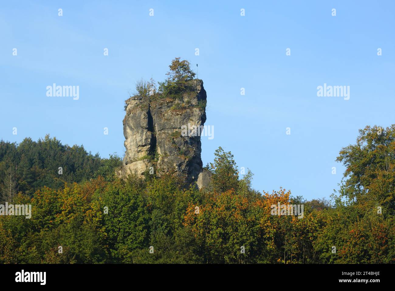 Rock formation near Tuechersfeld, landscape, nature, rocks, forest ...