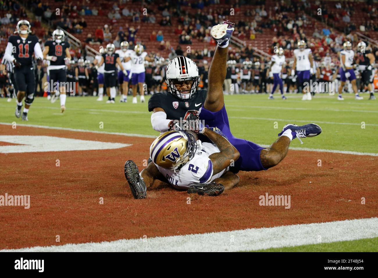 PALO ALTO, CA - OCTOBER 28: Washington Huskies WR Ja'Lynn Polk (2 ...