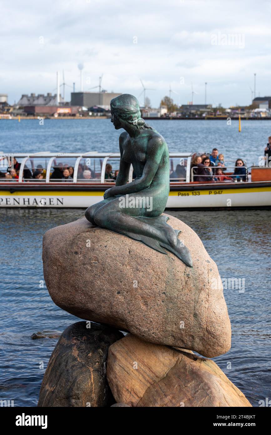 The Little Mermaid, Copenhagen Landmark, Copenhagen Harbour, Denmark Stock Photo - Alamy