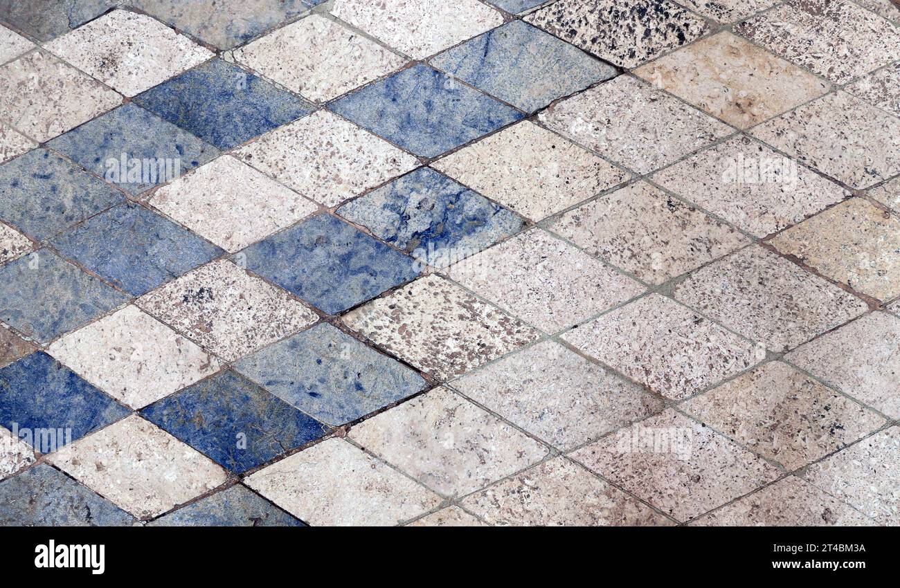 Horizontal or vertical background with natural granite tiles floor ...