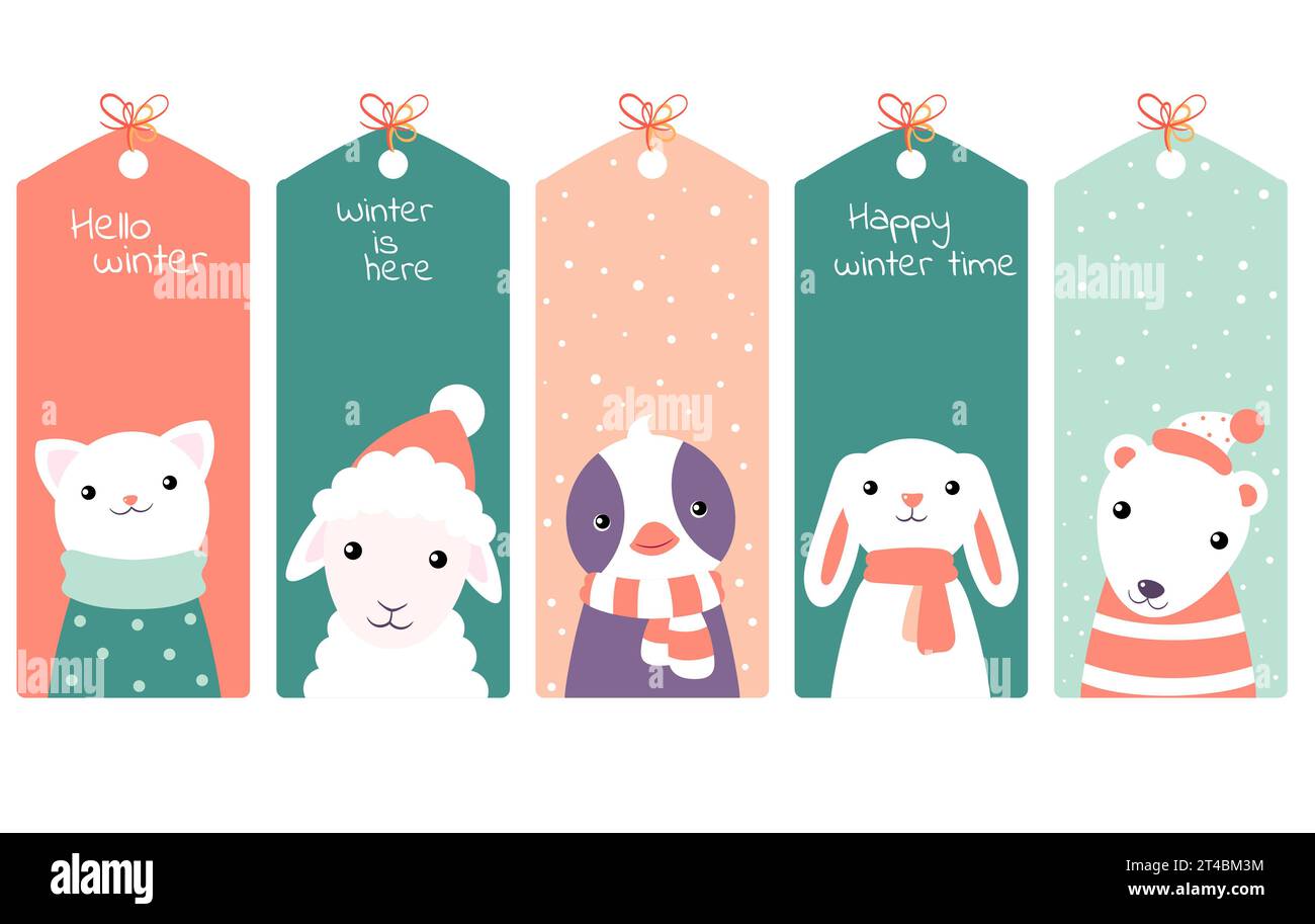 Set of eye-catching Christmas card, banner, background, flyer, placard ...