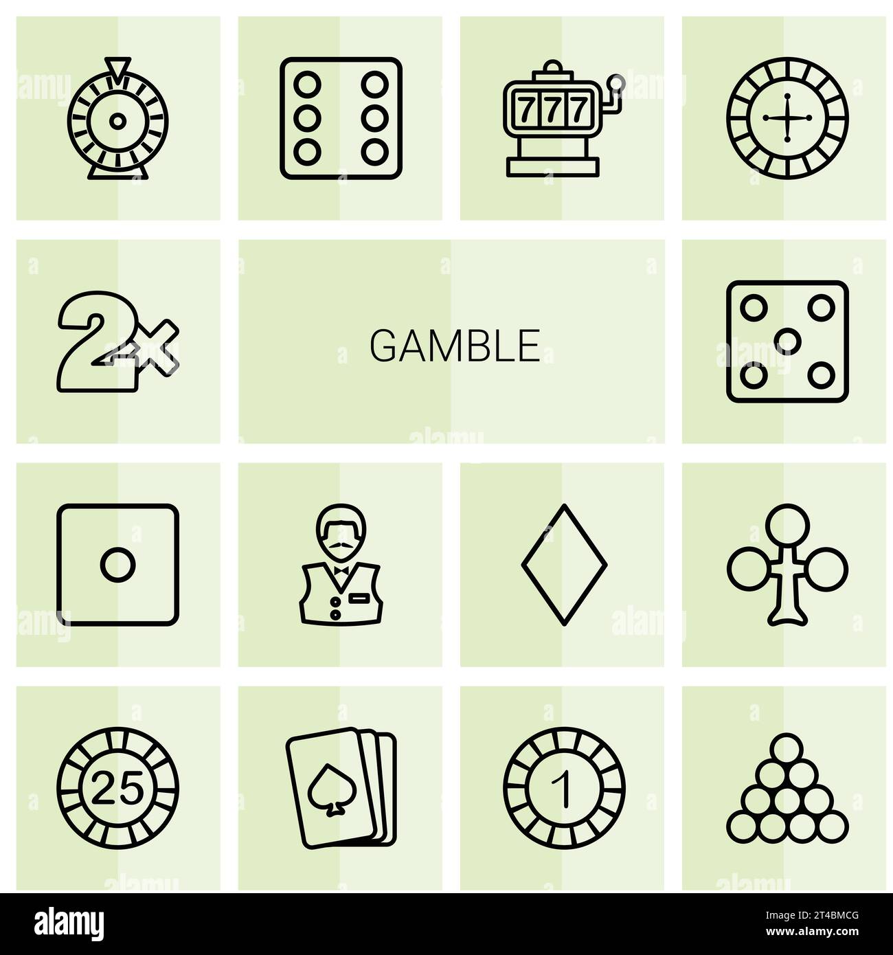 Boy gamble Stock Vector Images - Alamy