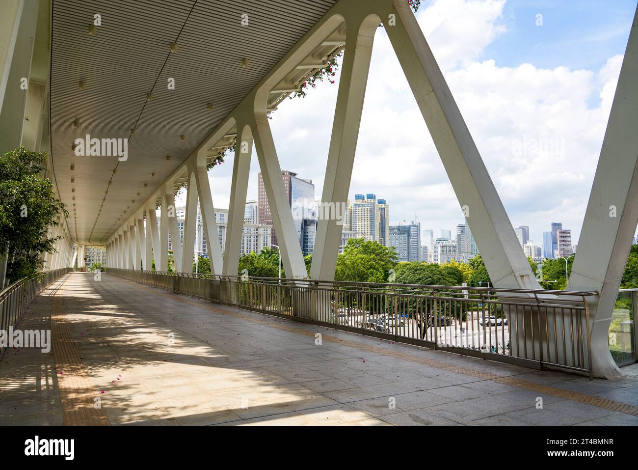 Overpasses and pedestrian bridges in the city Stock Photo - Alamy