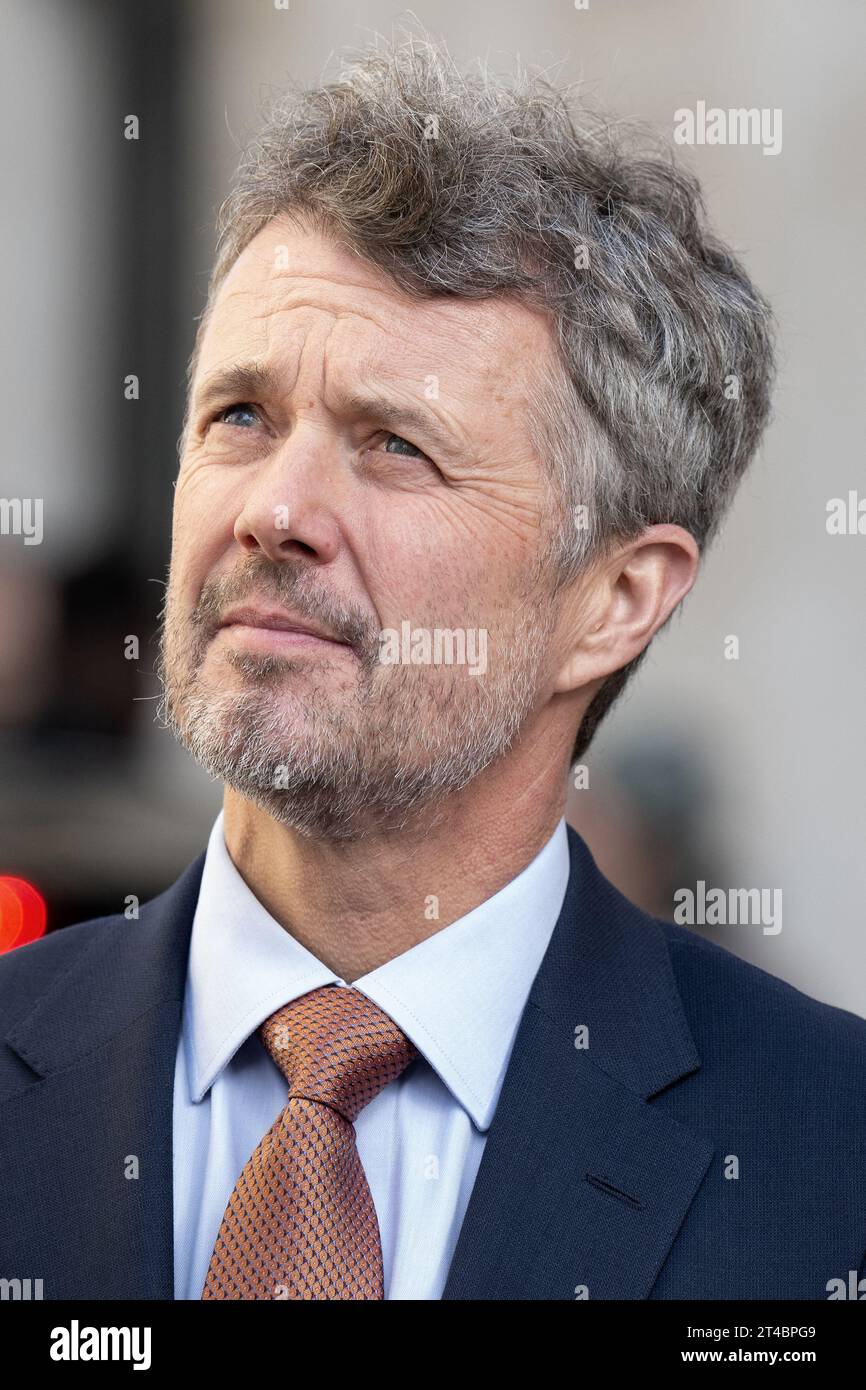 Paris, France. 29th Oct, 2023. Prince Frederik of Denmark attends the ...