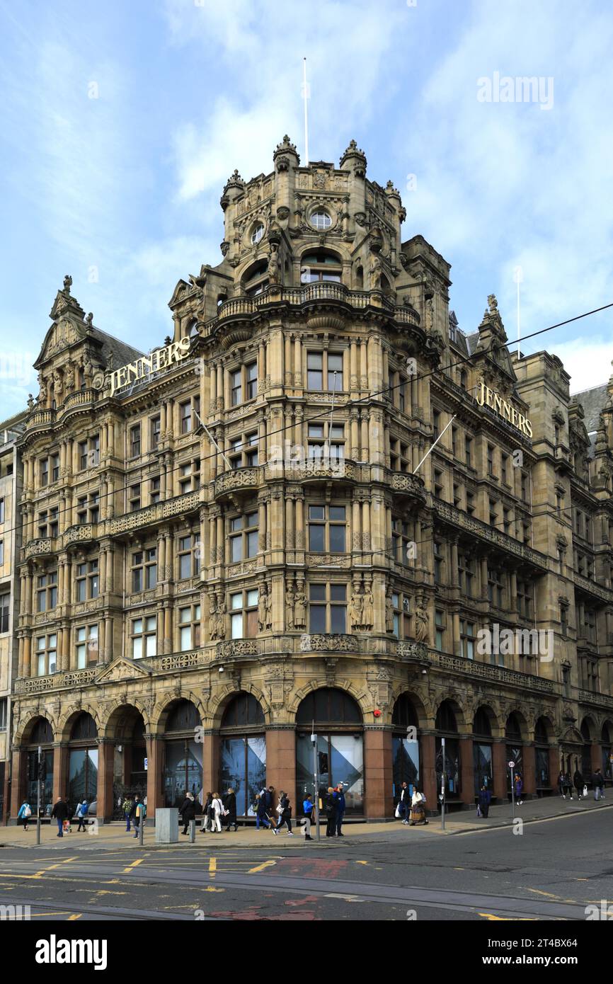 The Jenners department store building, Princes Street, Edinburgh ...