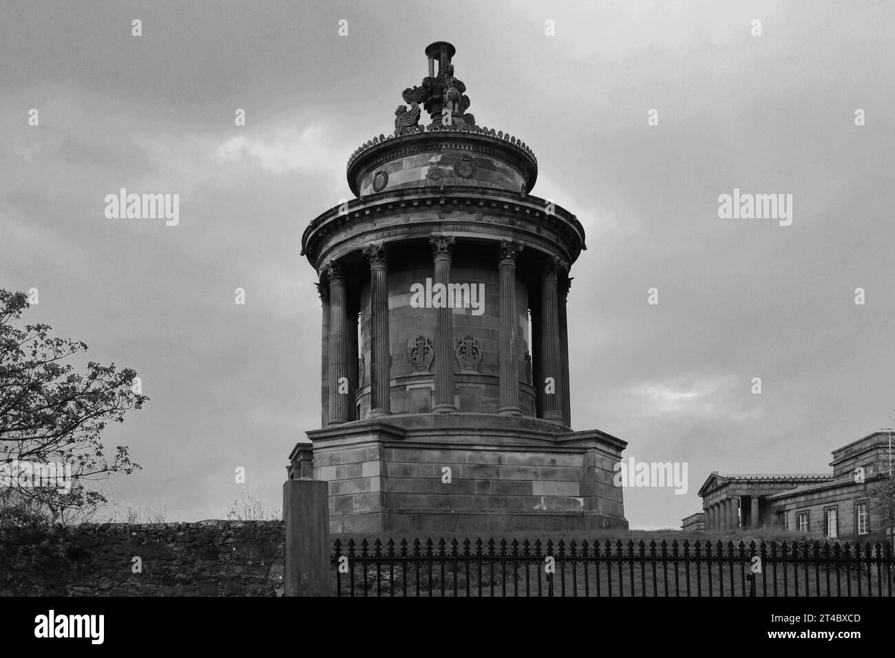 The Burns Monument, Carlton Hill, Edinburgh City, Scotland, UK In ...