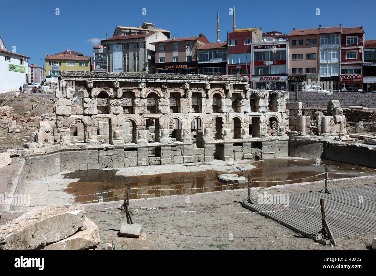 Sarikaya Roman Bath was built during the Roman period. The building is ...