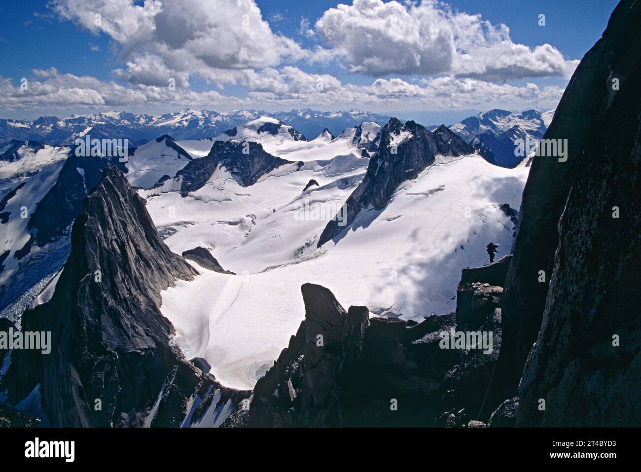 Rock climbing bugaboos british columbia hi-res stock photography and ...