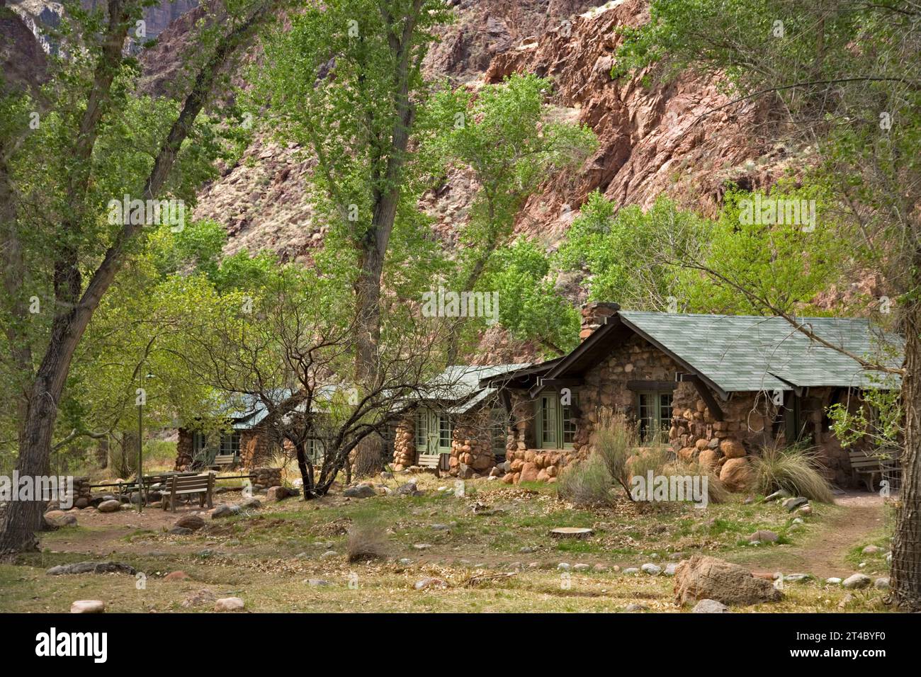 Stone building, Grand Canyon, Arizona Stock Photo - Alamy