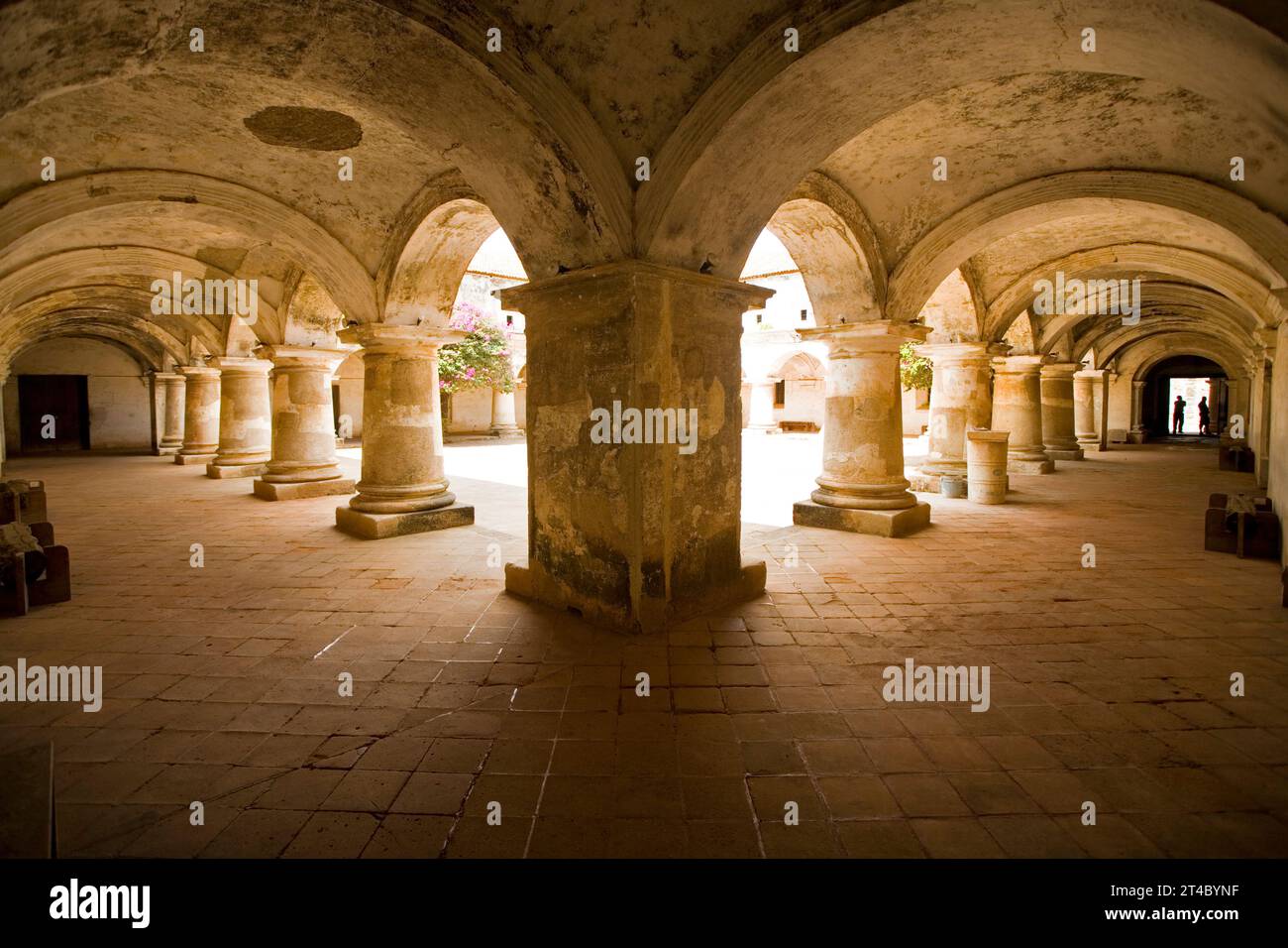 The ruins of Las Capuchinas convent, Antigua, Guatemala Stock Photo - Alamy