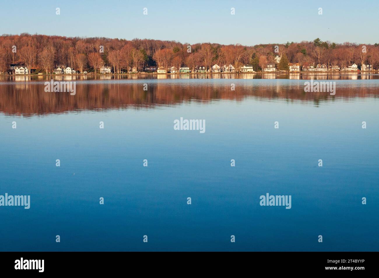 The Lake View at Long Point State Park in New York State Stock Photo ...