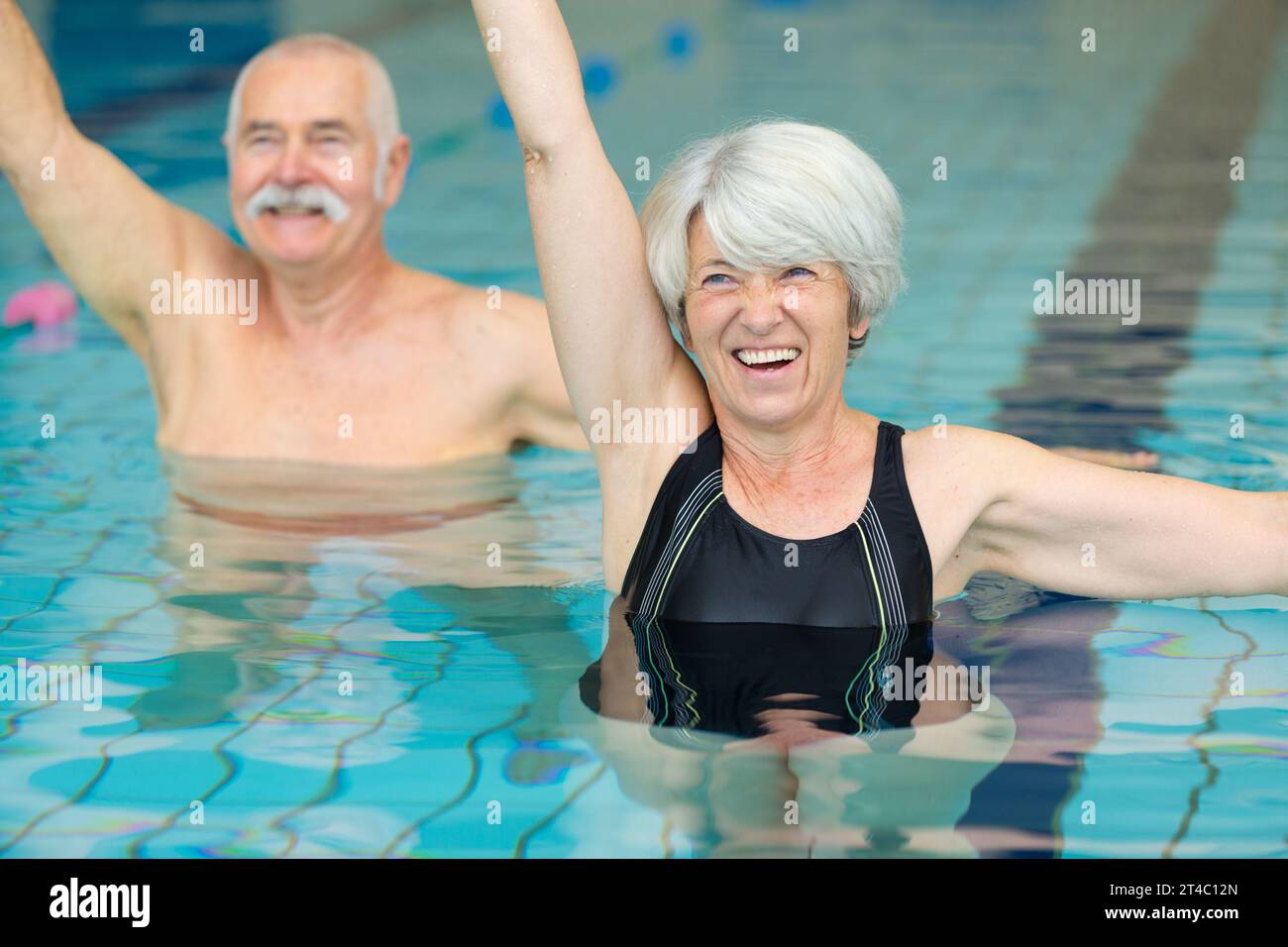 Aqua exercises hi-res stock photography and images - Alamy