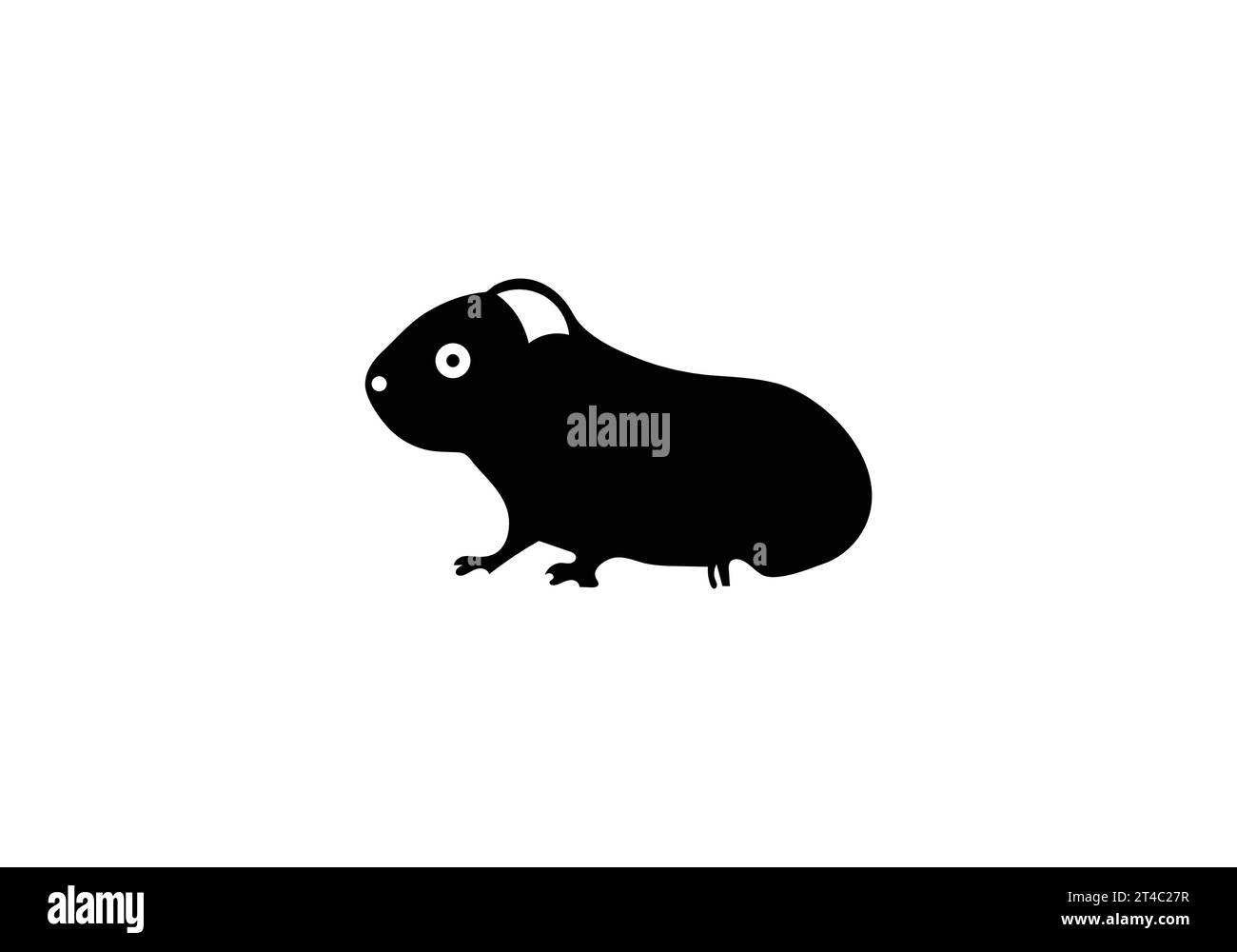 Cavy guinea pig cavia Stock Vector Images - Alamy