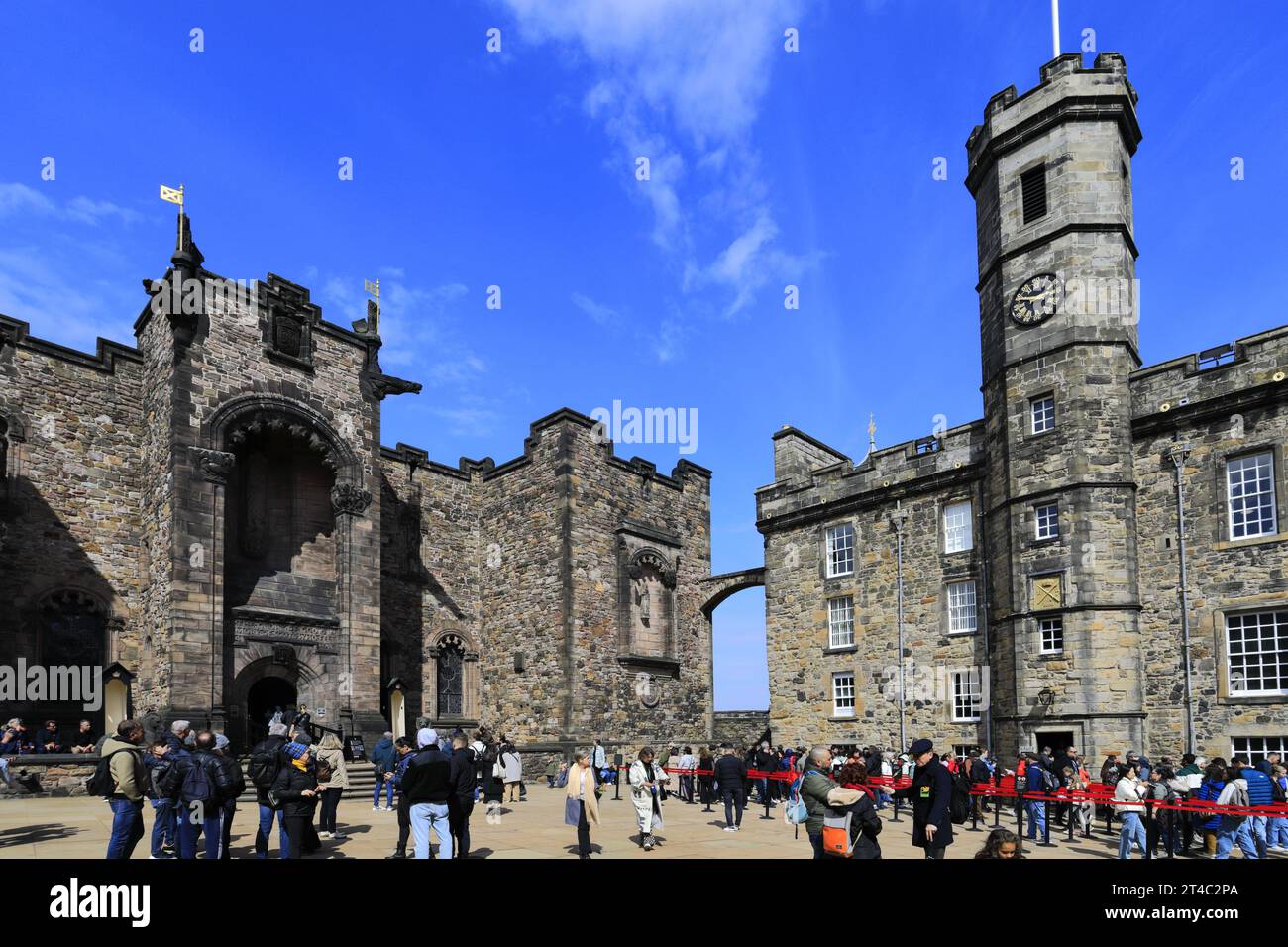 The Royal Palace at Edinburgh Castle, Scotland, UK Stock Photo - Alamy