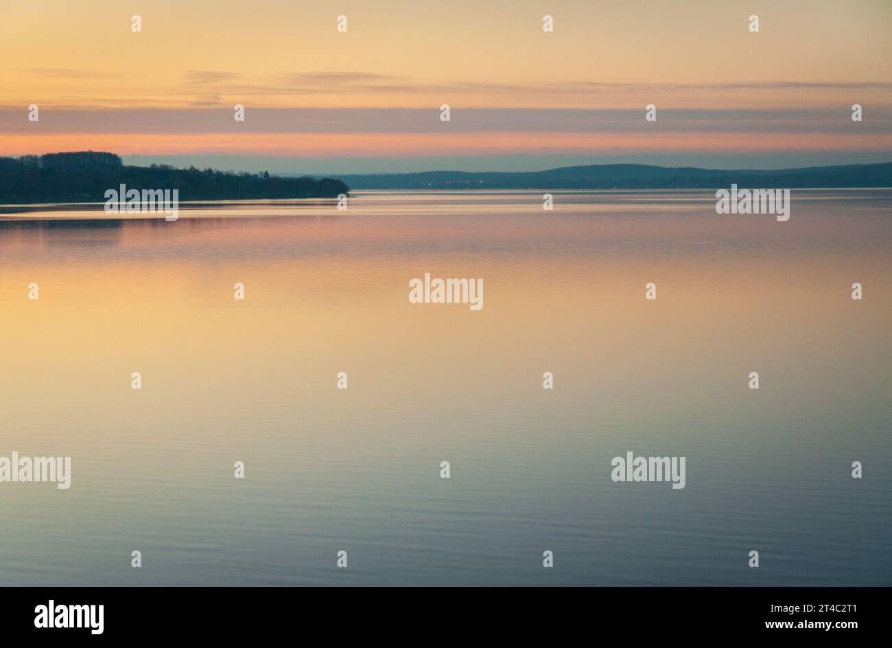 The Lake View at Long Point State Park in New York State Stock Photo ...