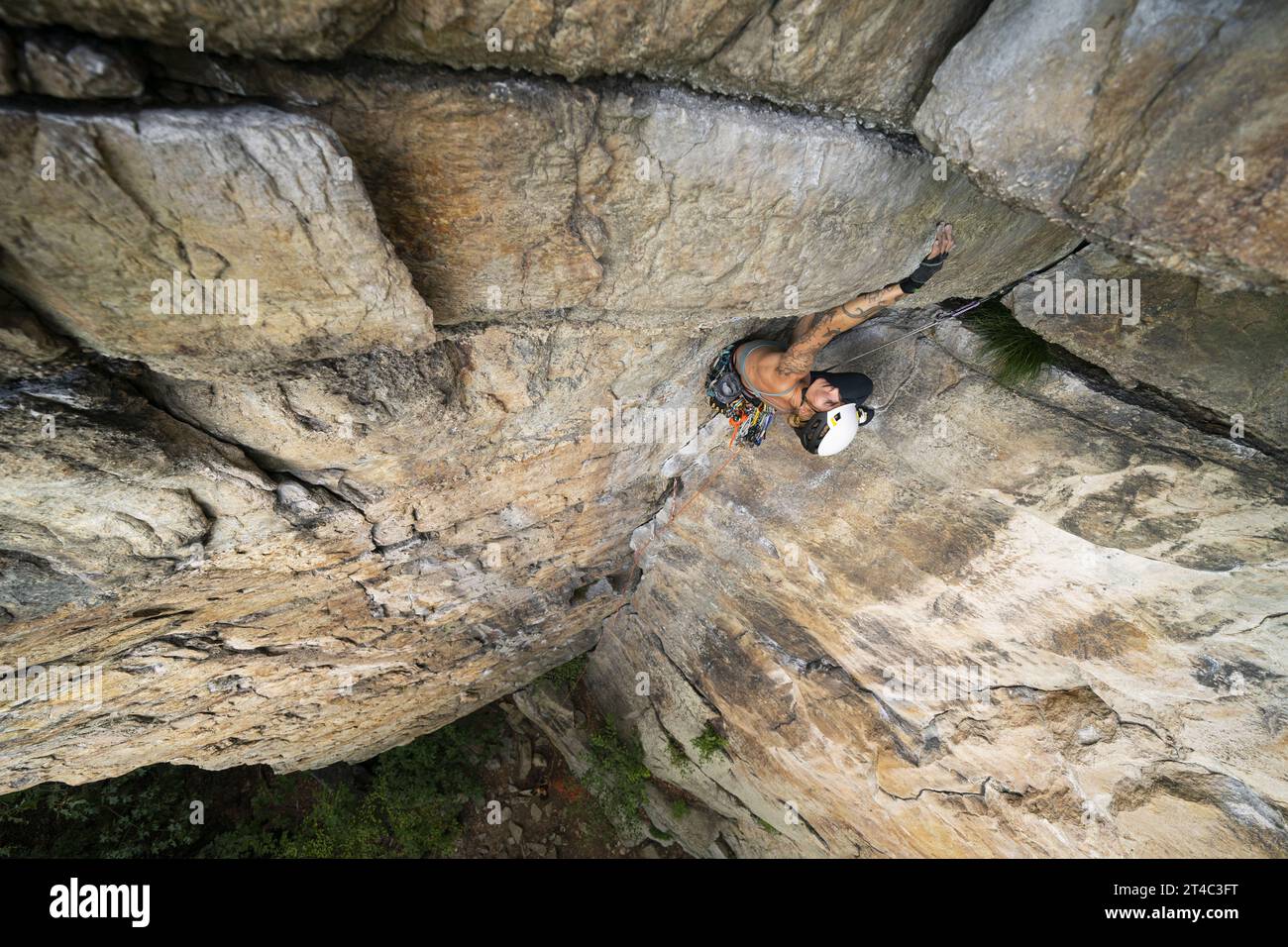 Female Rock Climber - Gunks NY Stock Photo - Alamy