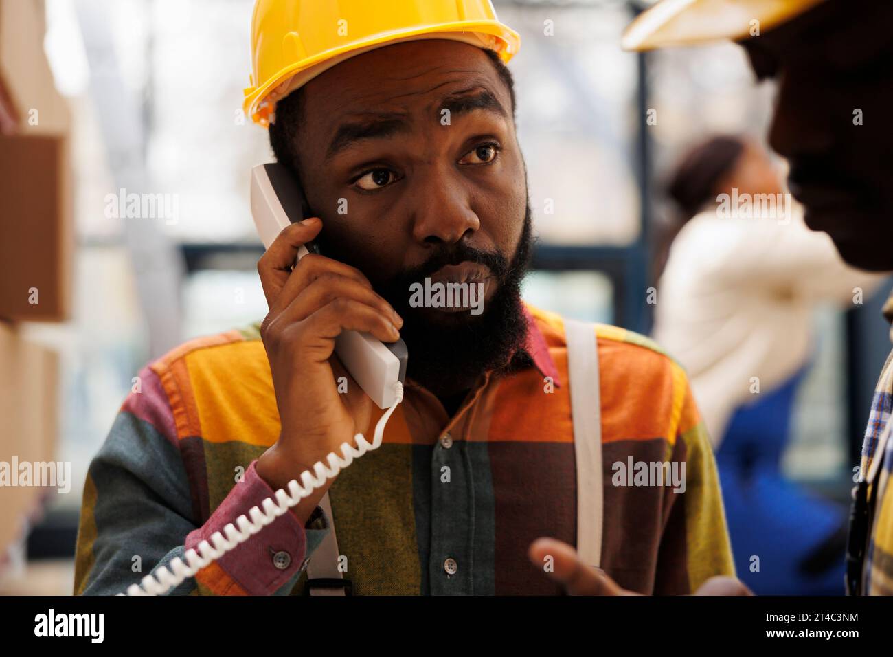 Telephone call delivery package hi-res stock photography and images - Alamy