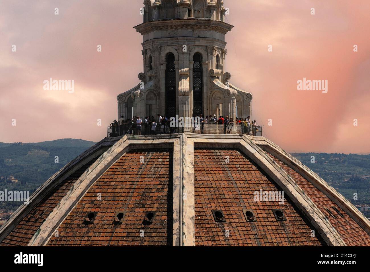 Viewing platform 90 metres (295 feet) above ground at the base of the ...