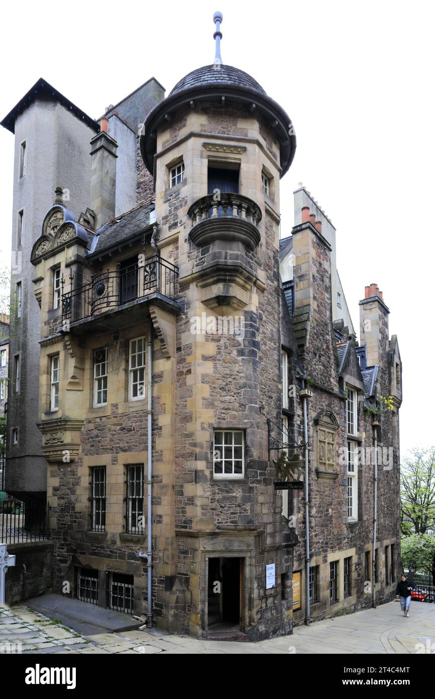 View of the Writers Museum, housed in Lady Stair's House, Lawnmarket ...