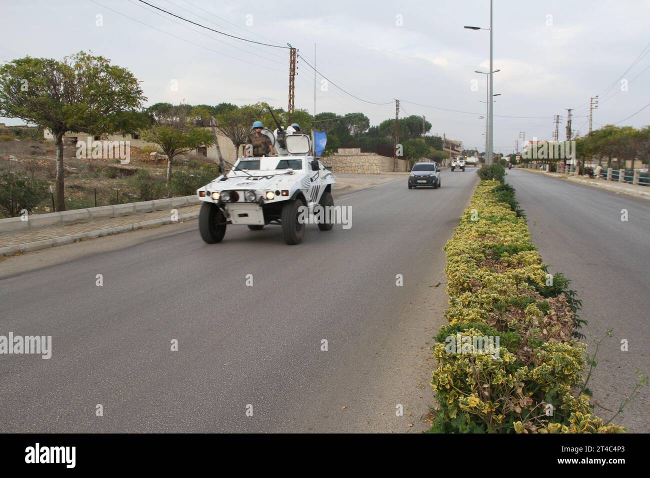 Beirut, Lebanon. 29th Oct, 2023. The United Nations Interim Force in Lebanon (UNIFIL ...