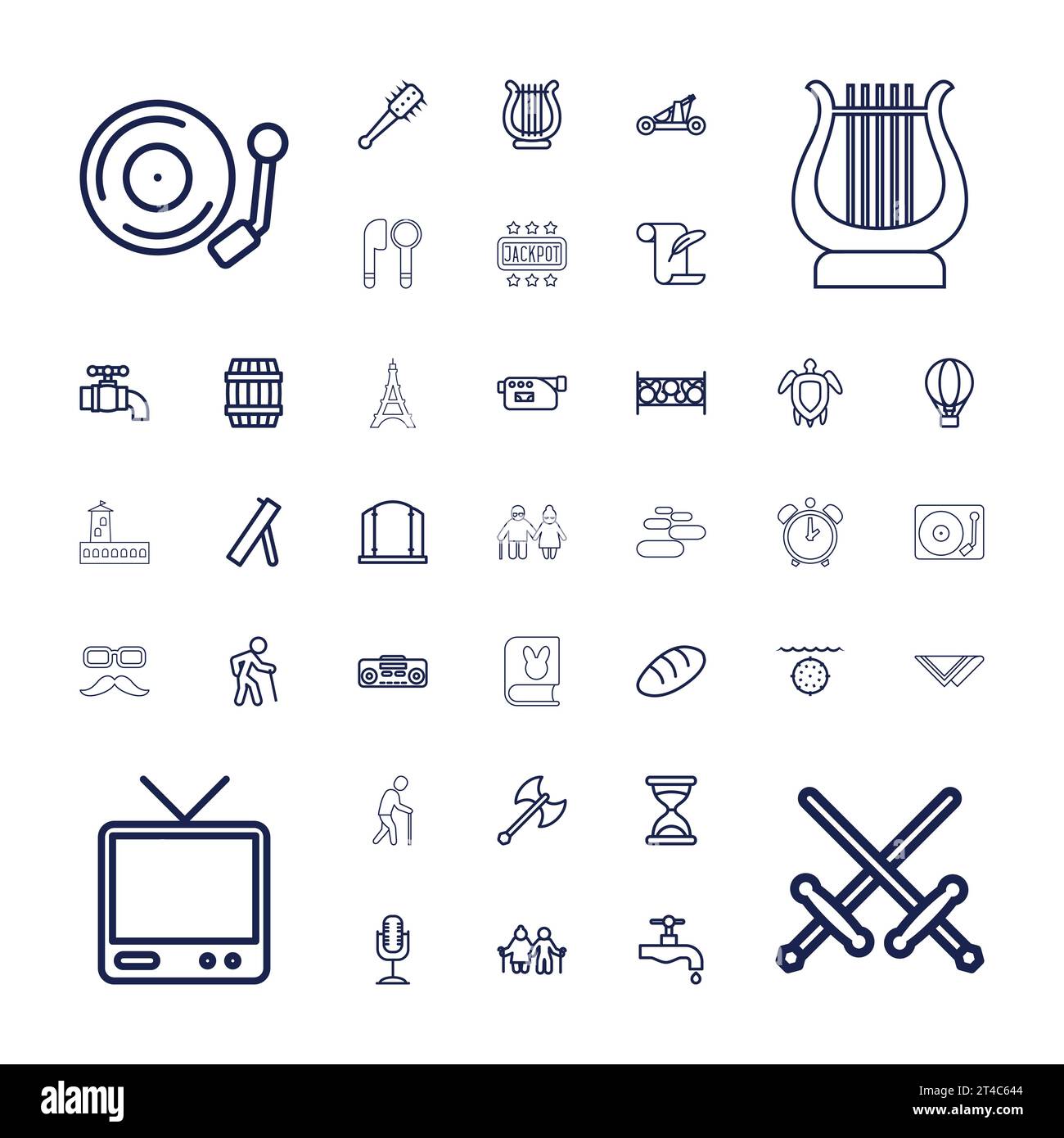 Stone cannon Stock Vector Images - Alamy