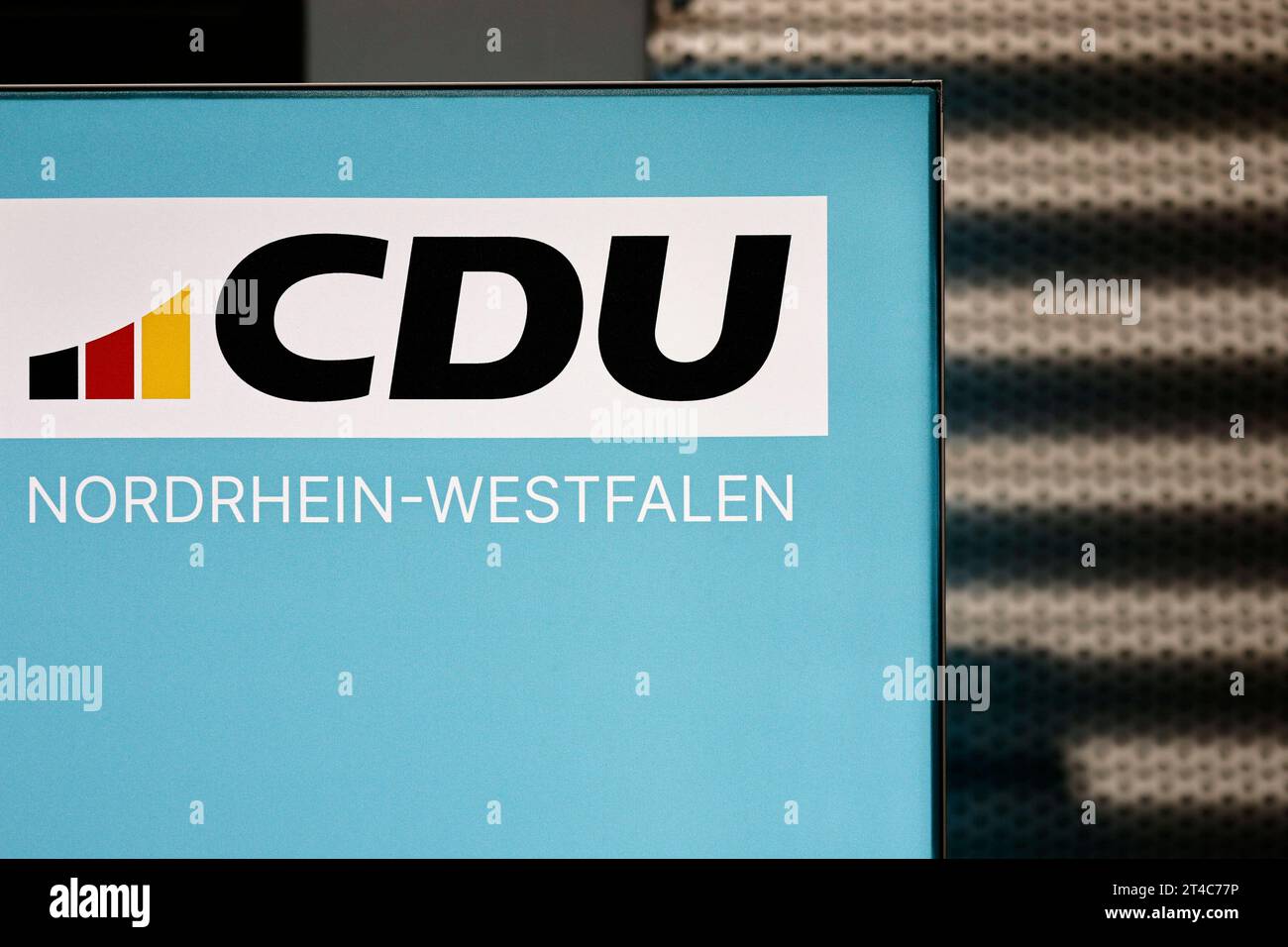 Das Logo der CDU auf dem 45. Landesparteitag der CDU Nordrhein ...