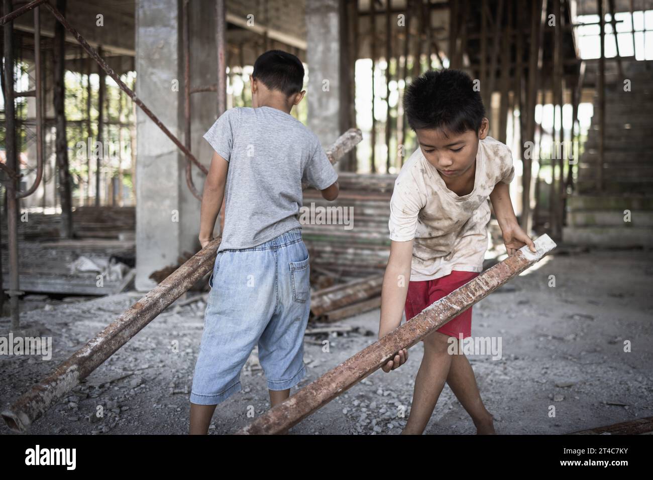 Children forced to use their right hand hi-res stock photography and ...