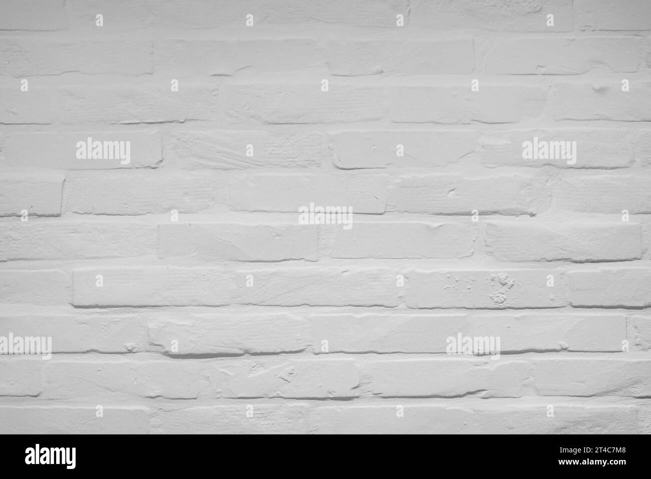 White brick wall background. Modern interior decoration pattern ...