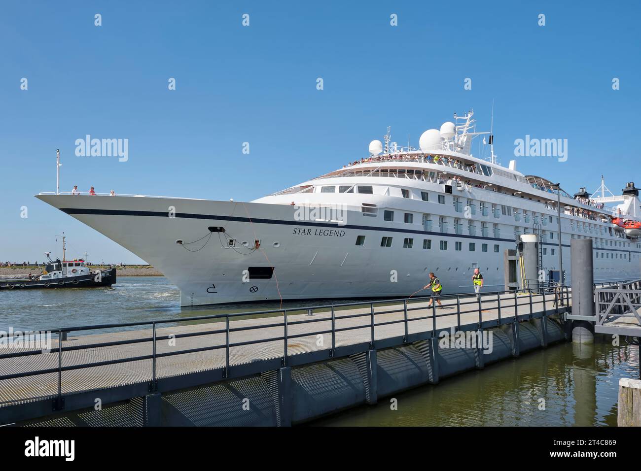 The cruise ship Star Legend of the American shipping company Windstar ...