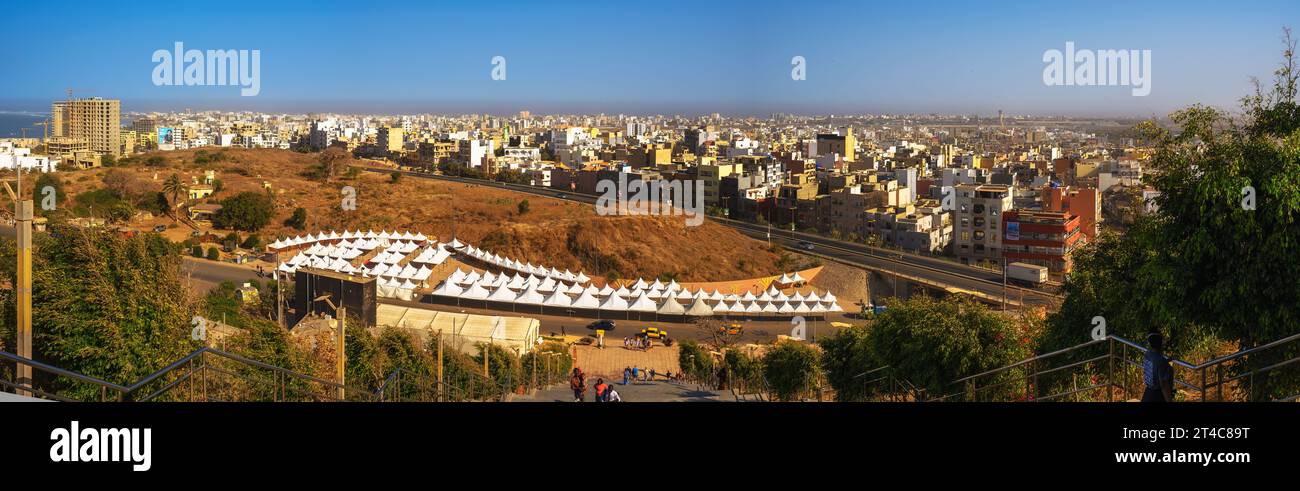 Dakar city street view hi-res stock photography and images - Alamy