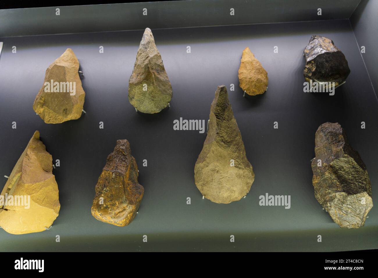 stone tools pickaxes and axes, bifaces and trihedrons, Museum of ...
