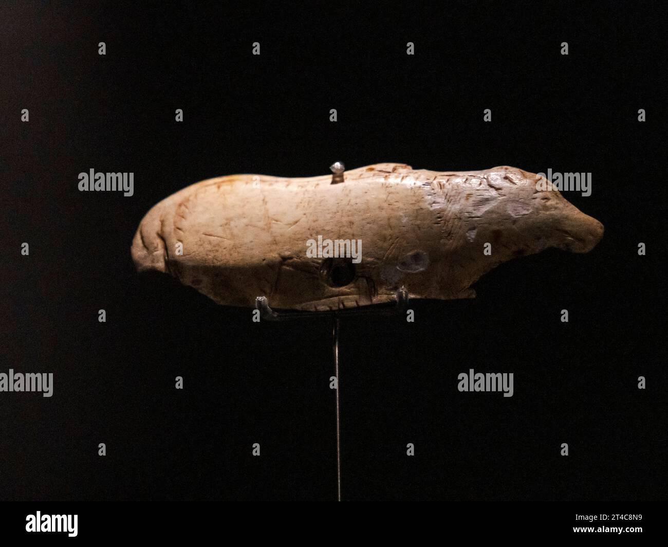 pendant with representation of a bear, middle Magdalenian, lower ...