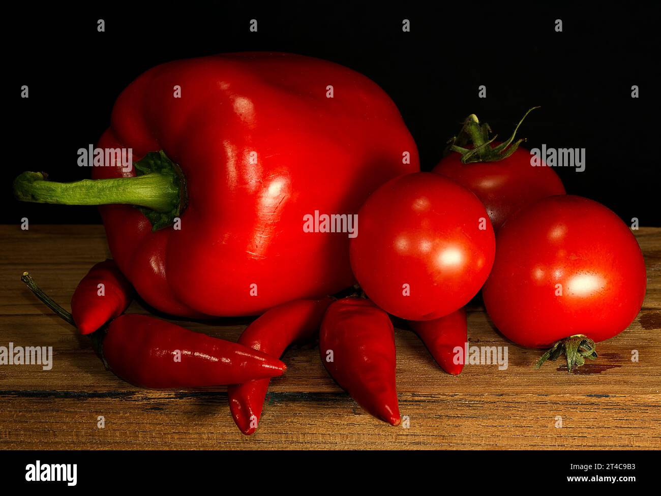 Red is the dominant colour Stock Photo - Alamy