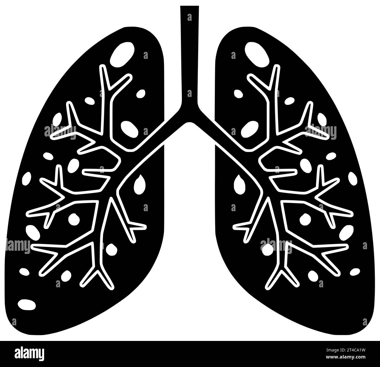 health black cancer silhouette virus illustration disease icon ...