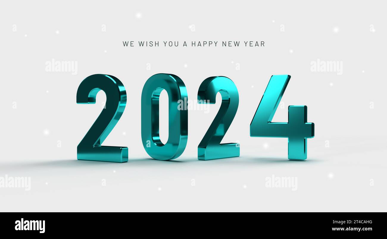 Merry concept new year 2024 hi-res stock photography and images - Alamy