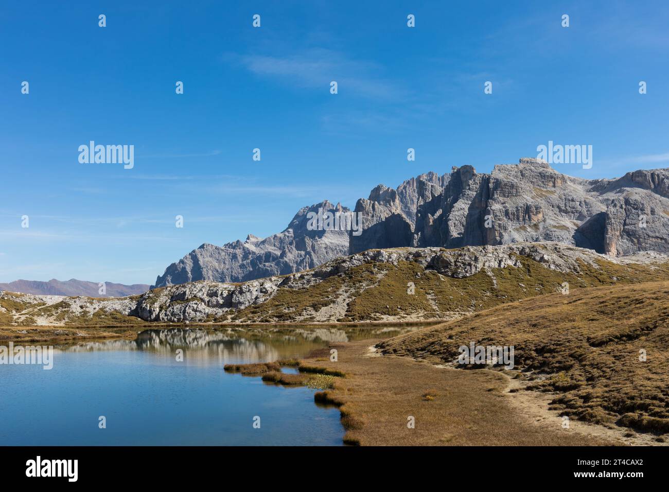 Lago dei Piani, Dolomites, South Tyrol, Italy Stock Photo - Alamy