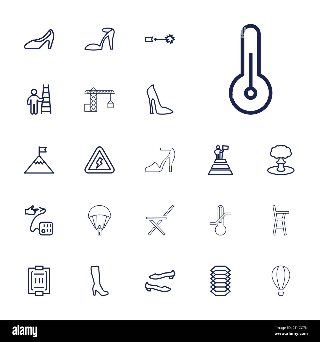 22 high icons Royalty Free Vector Image Stock Vector Image & Art - Alamy