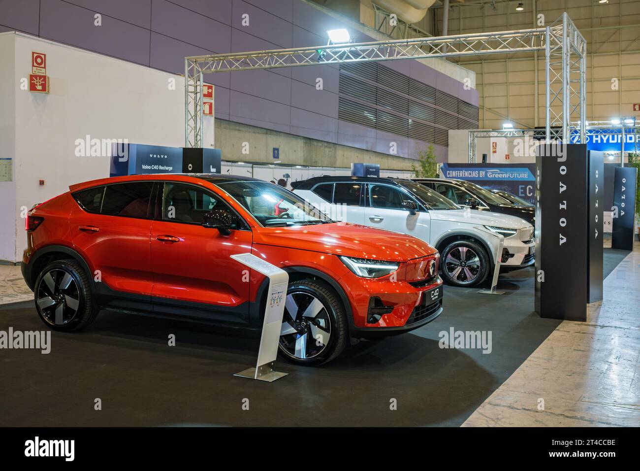 Volvo C40 Recharge electric car at ECAR SHOW - Hybrid and Electric ...