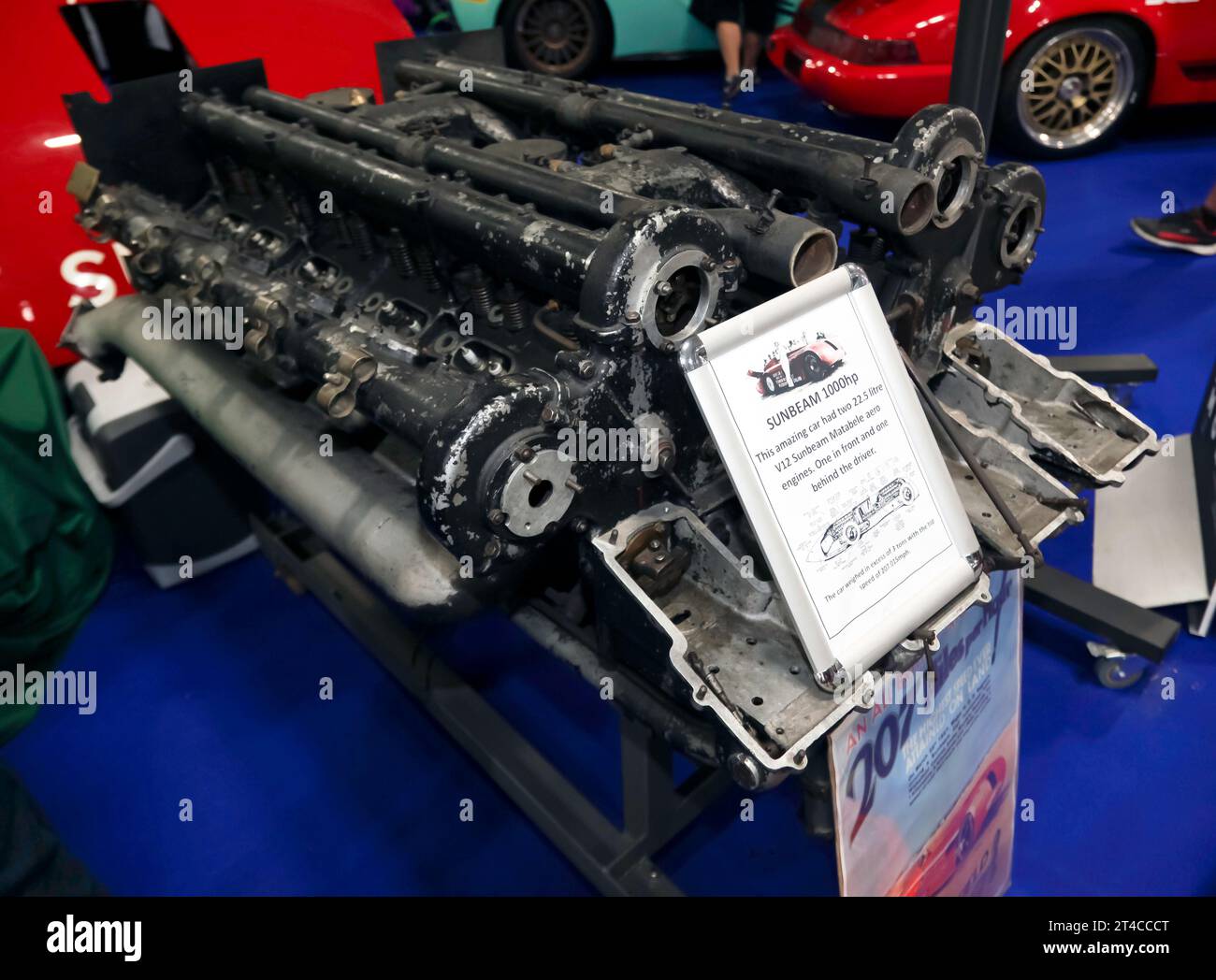 One of the two 22.5l V12 Matabele Aero Engines from the Sunbeam 1000hp ...