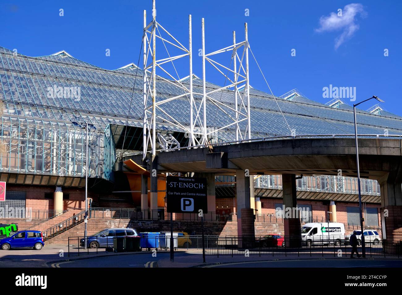 St Enoch shopping centre and car park, Glasgow,Scotland,UK Stock Photo ...