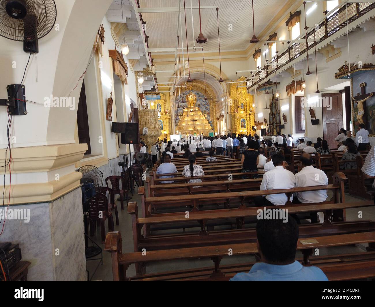 Our Lady of Succour Church, Carmona in the Indian state of Goa Stock ...