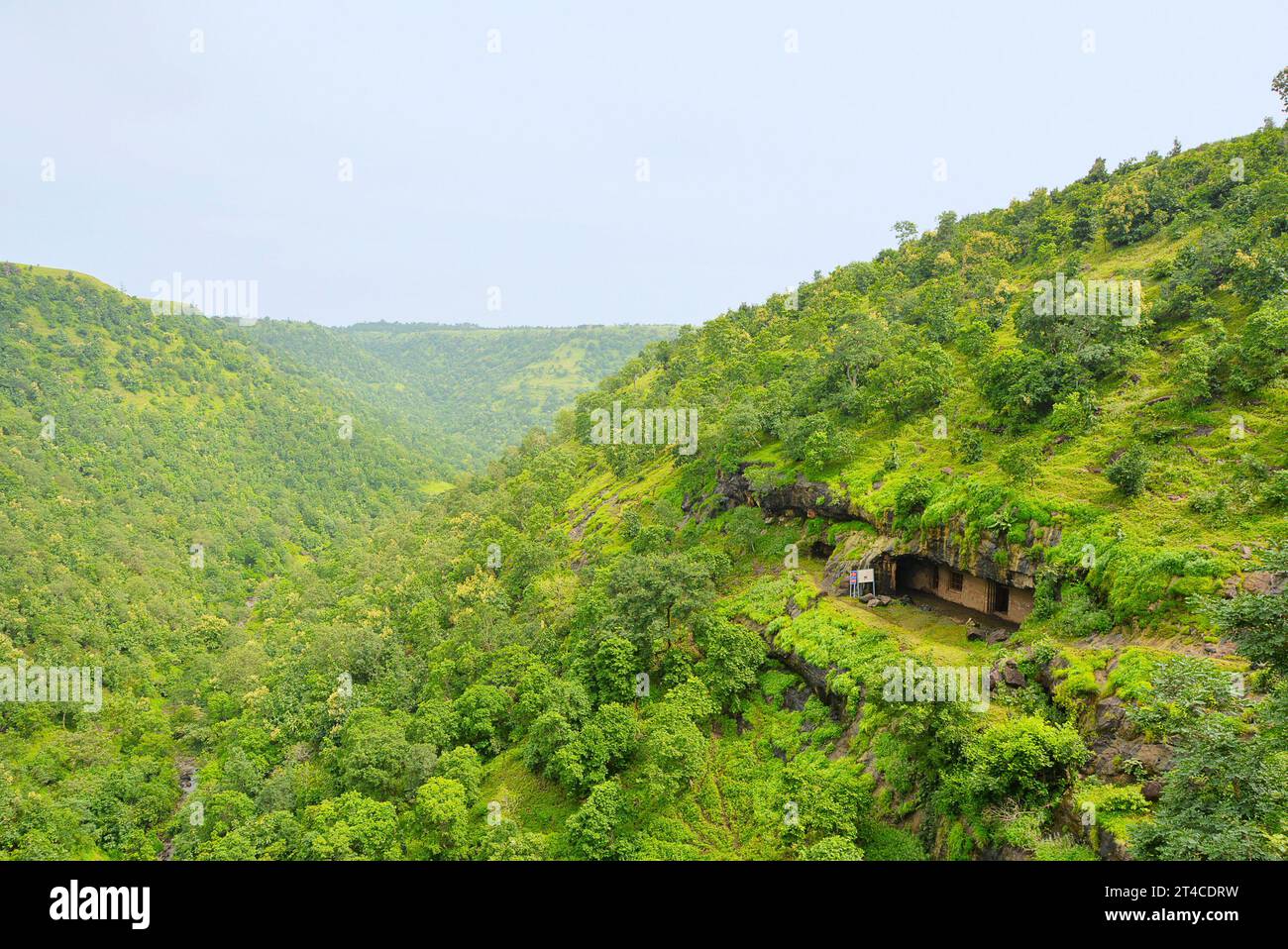 Ghatotkacha Vihara: General View of the Vihara. Ajanta Caves ...