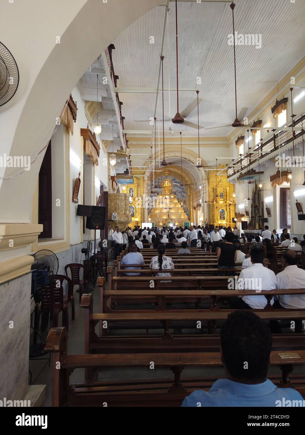 Our Lady of Succour Church, Carmona in the Indian state of Goa Stock ...