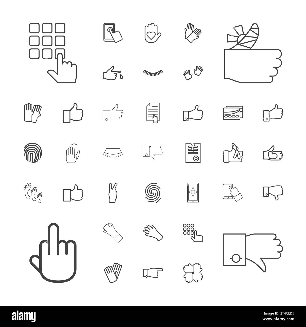 Touchscreen gloves Black and White Stock Photos & Images - Alamy