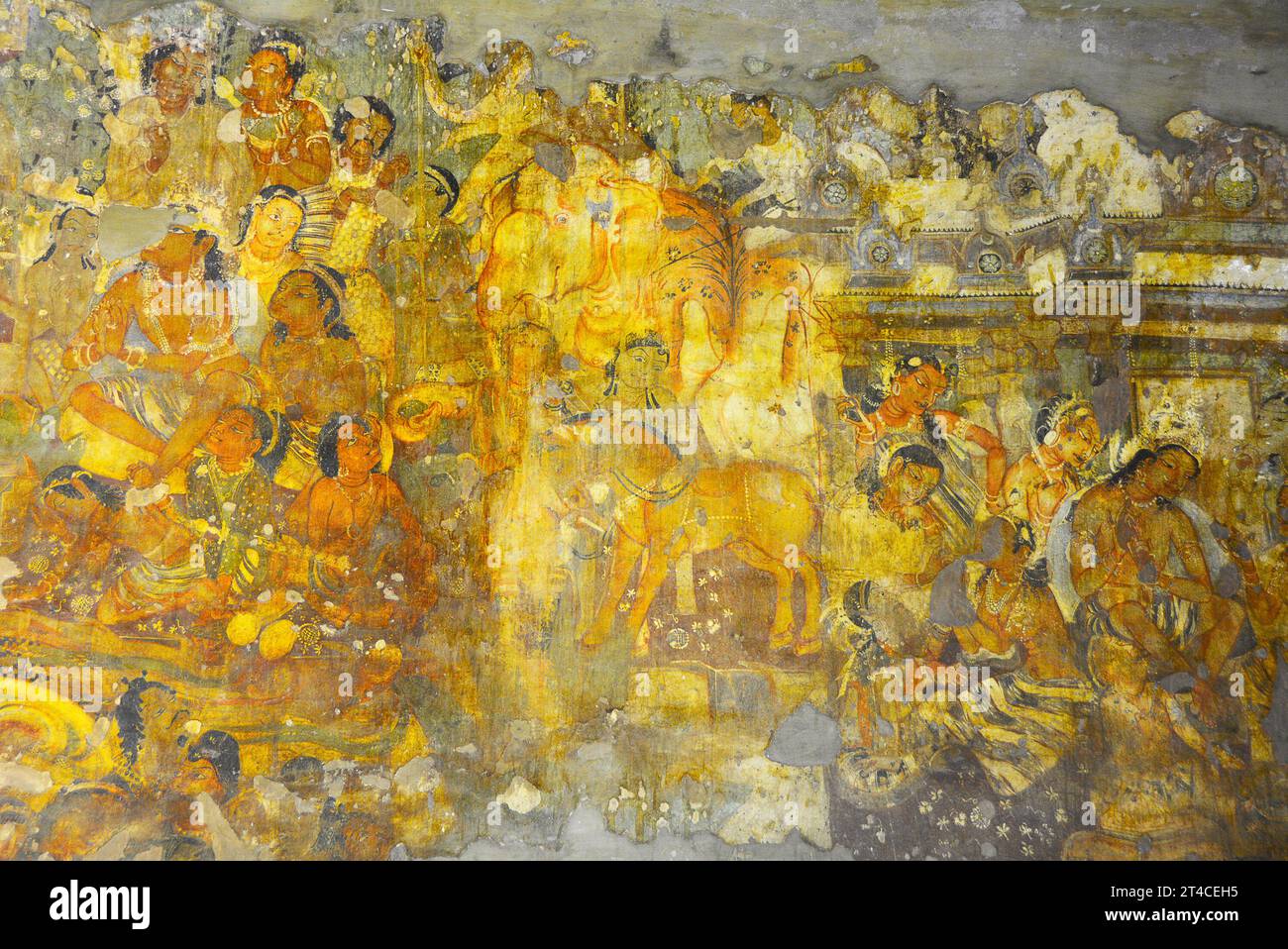 Mahajanaka jataka ajanta caves hi-res stock photography and images - Alamy