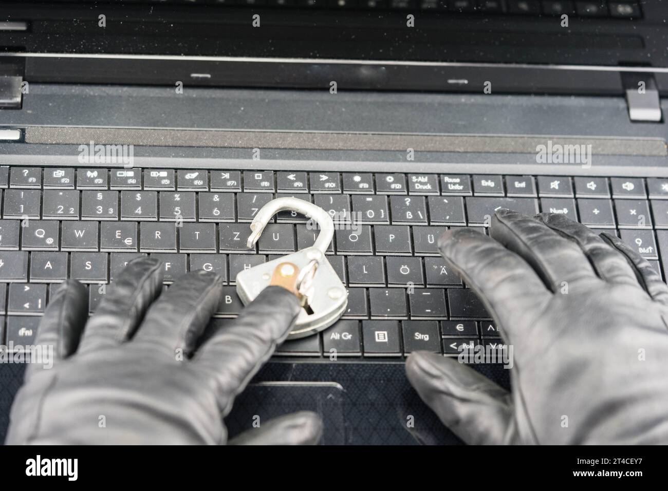 Computer keyboard hands gloves typing hi-res stock photography and ...
