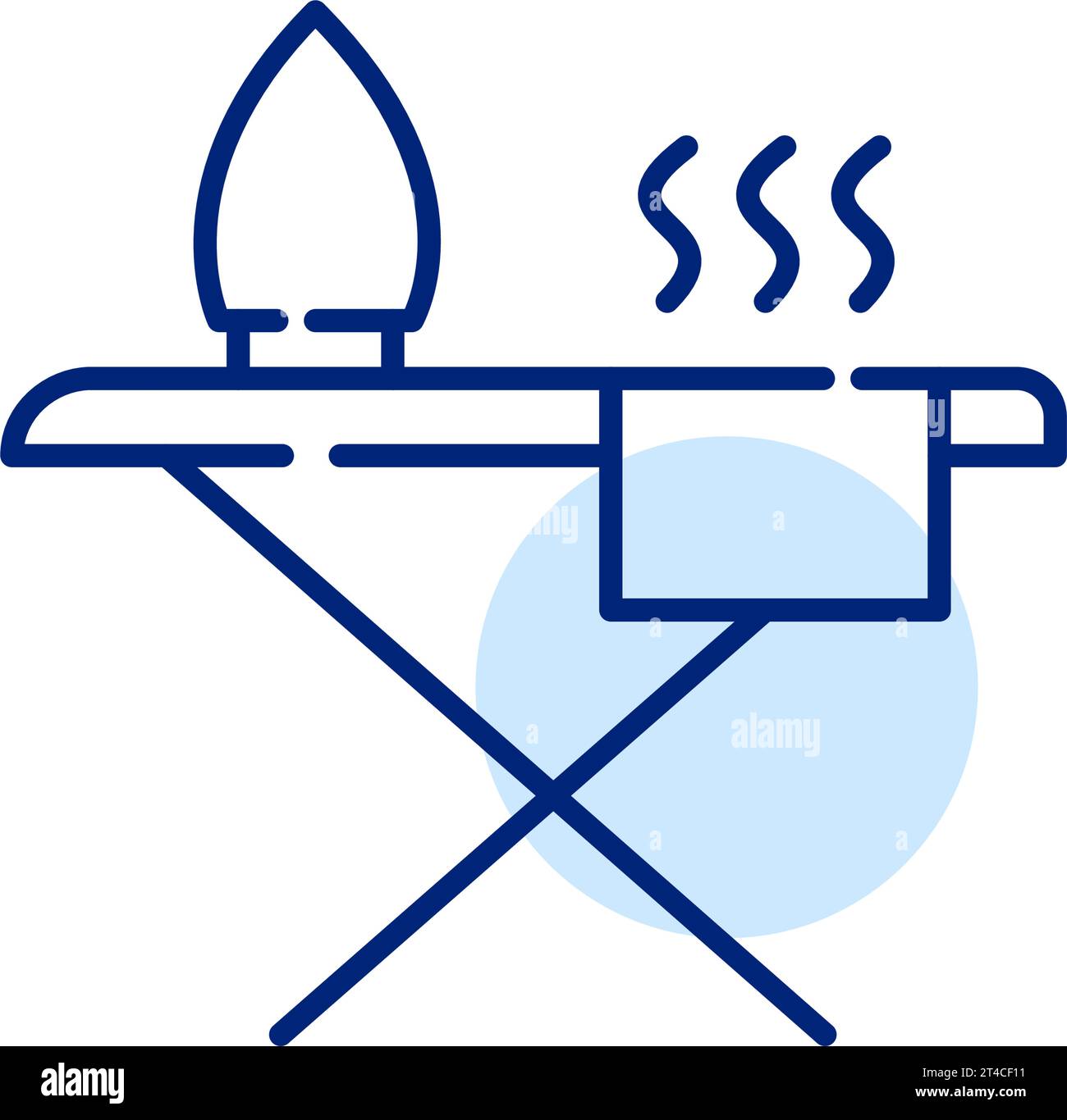 Laundry service. Ironing clothes household chores. Pixel perfect icon ...