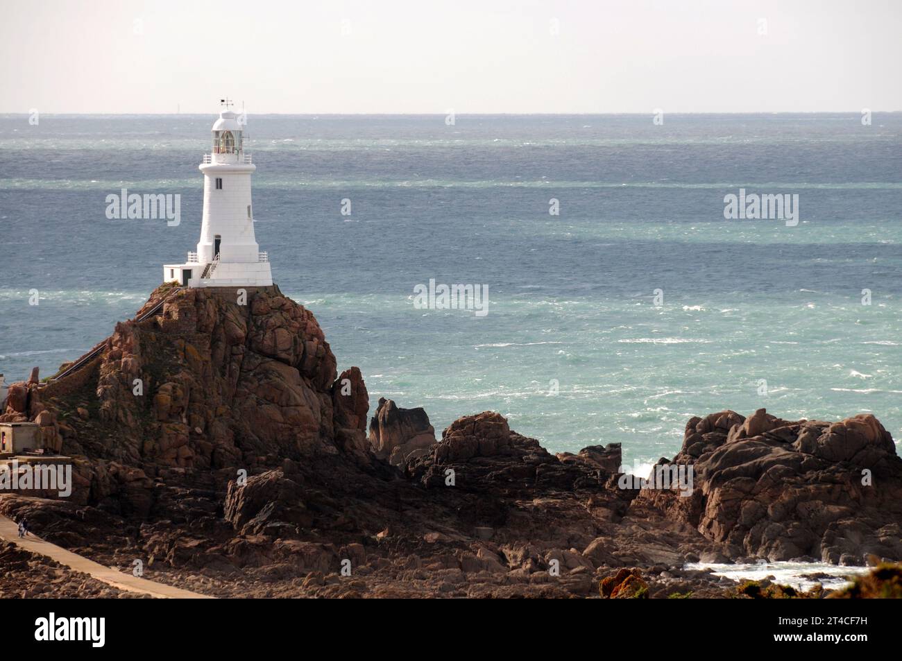Around Jersey - Corbière Lighthouse Stock Photo - Alamy