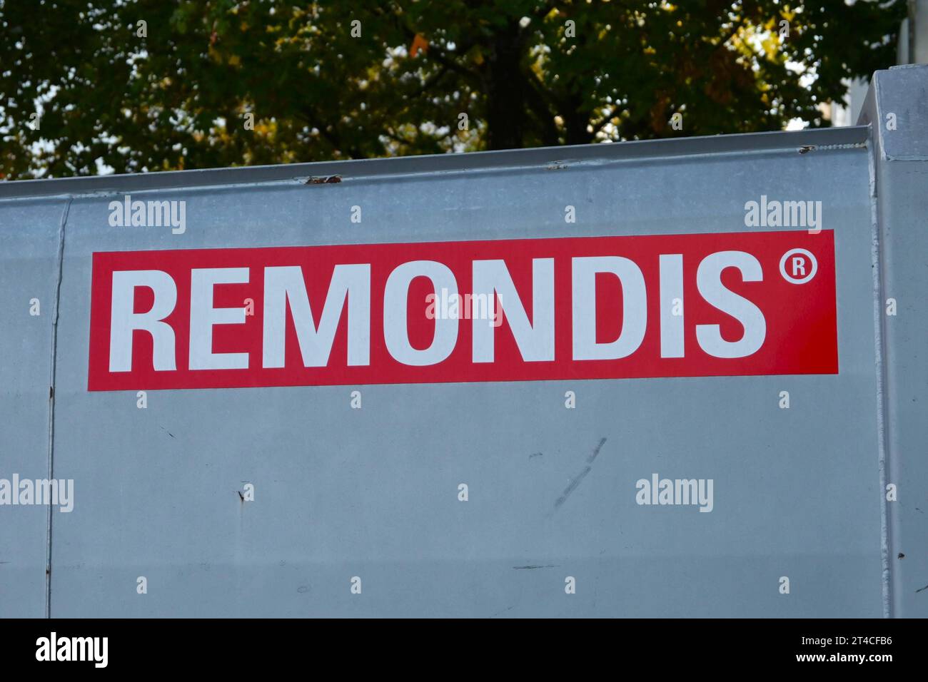 Skopje, Republic of North Macedonia. 30 October, 2023. Remondis ...